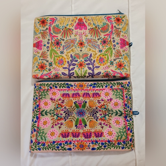 NATURAL LIFE | Bags | Bundle Of 2 Large Natural Life Zipper Pouches ...